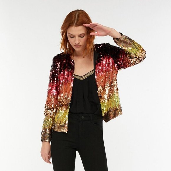 Monsoon | Jackets & Coats | Monsoon Sonique Sequin Jacket Embellished ...